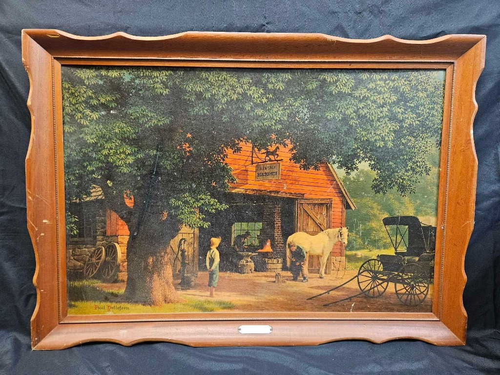 Blacksmith Painting Paul Detlefsen