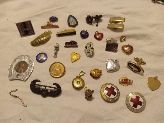 Large Group of Unique and Awesome Pins, many shape and sizes | Online ...