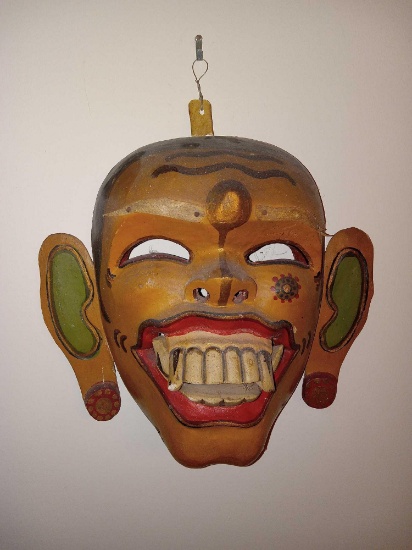 Rare Oddity Indonesian Bali Theater Dancing Wooden Mask | Online ...