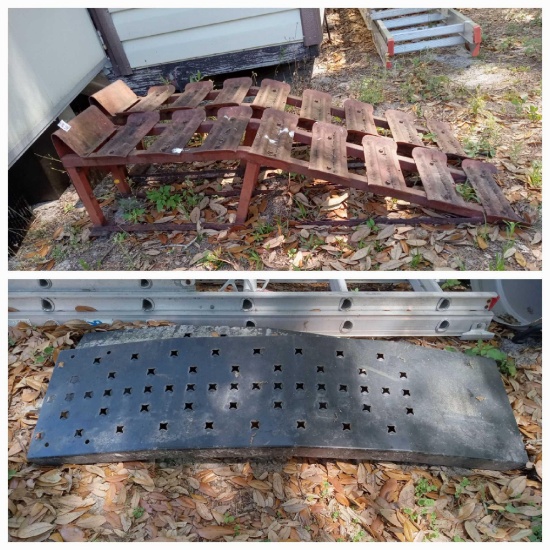 2 Pairs of Old Metal Ramps | Online Auctions | Proxibid