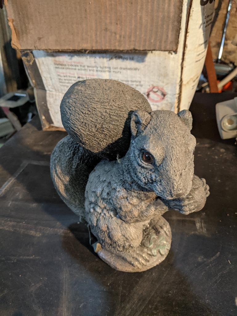 Concrete Squirrel Garden Statue | Proxibid