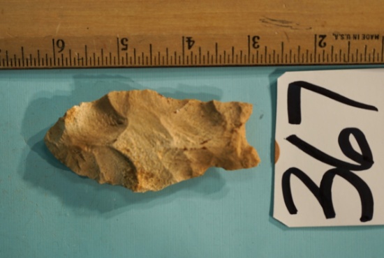 Very Rare Paleo 9,000 to 10,000 B.P. Simpson Bulltongue Spear Point ...