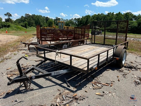 LEONARD SINGLE AXLE TRAILER*INVOICE ONLY*, VIN#4YMUL121TGG022738 ...