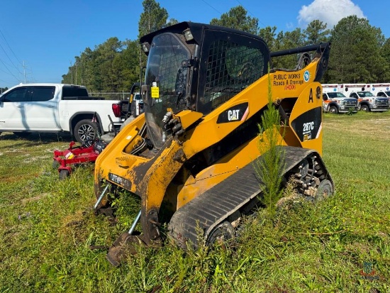2010 CATERPILLAR 287C HIGH FLOW XS SKIDSTEER, SER#CAT0287CTMAS01936 ...