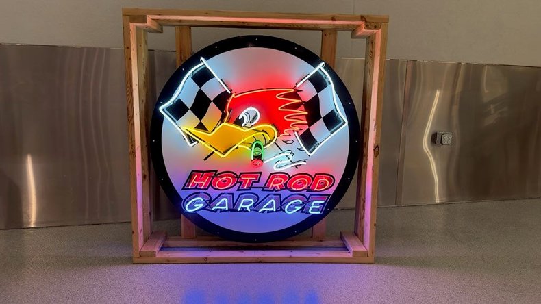 Hot Rod Garage Neon Sign