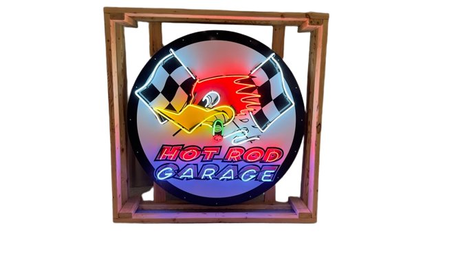 Hot Rod Garage Neon Sign