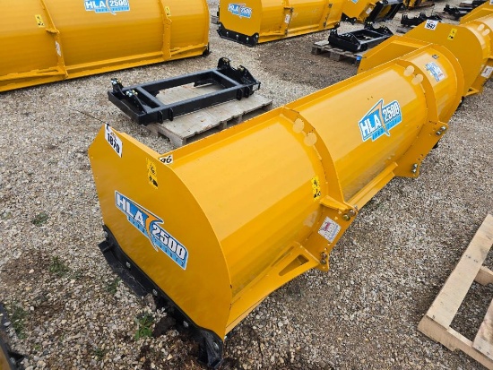 HORST HLA 2500 SNOW PUSHER 96 WITH SKID STEER QUICK ATTACH (UNUSED ...