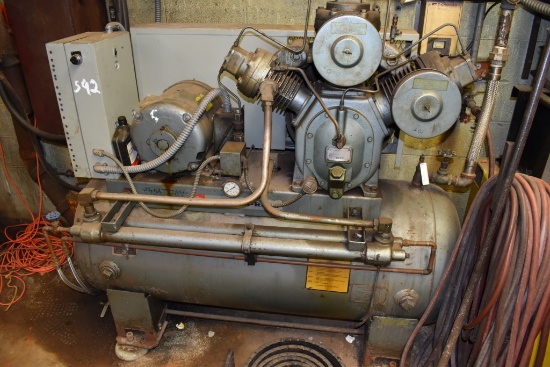 Ingersoll Rand Type 30 Horizontal Air Compressor | Heavy Construction ...