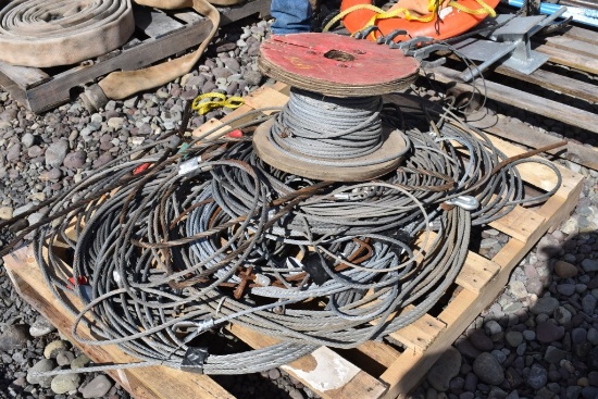 Pallet of Wire Rope | Heavy Construction Equipment Light Equipment ...