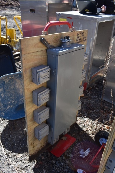 200A Electrical Panel Box on Hand Truck | Industrial Machinery ...