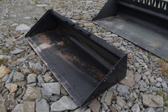 Bobcat 80" Heavy Duty Quick Attach Skid Steer Bucket | Online Auctions ...
