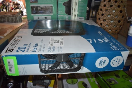 Utilitech 20" Box Fan | Online Auctions | Proxibid