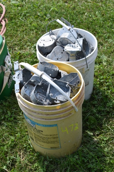 2 Buckets of Electrical Boxes | Industrial Machinery & Equipment ...