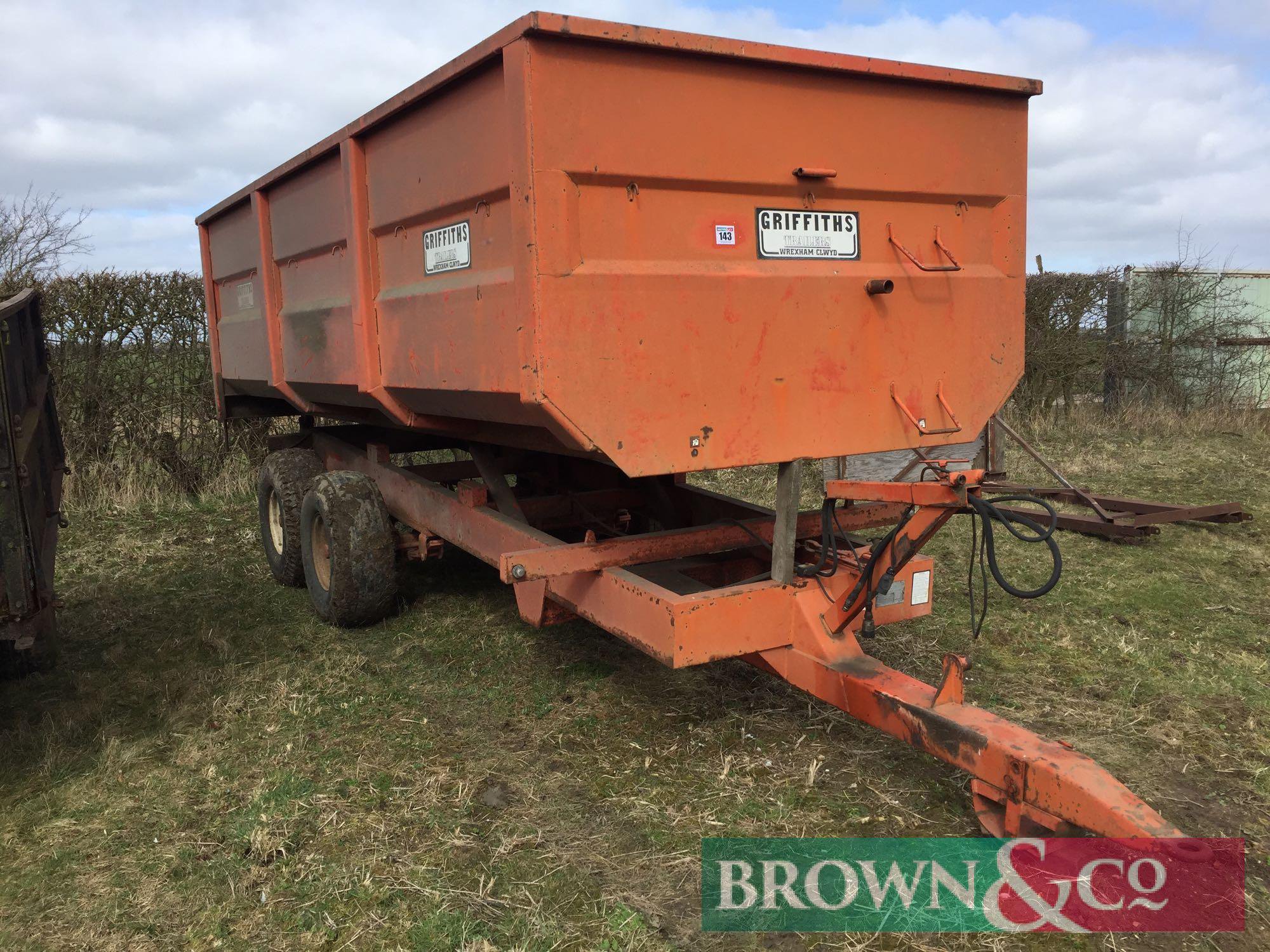 1984 Griffiths 10t tandem axle hydraulic tipping | Proxibid