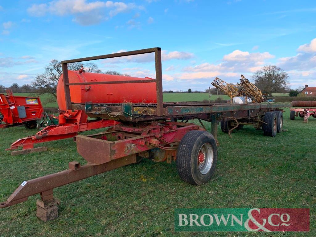 40ft Tandem Axle Flat Bed Articulated Trailer | Proxibid