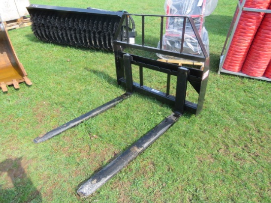 NEW KIVEL 3500LB 48" SKIDSTEER PALLET FORK | Heavy Construction ...