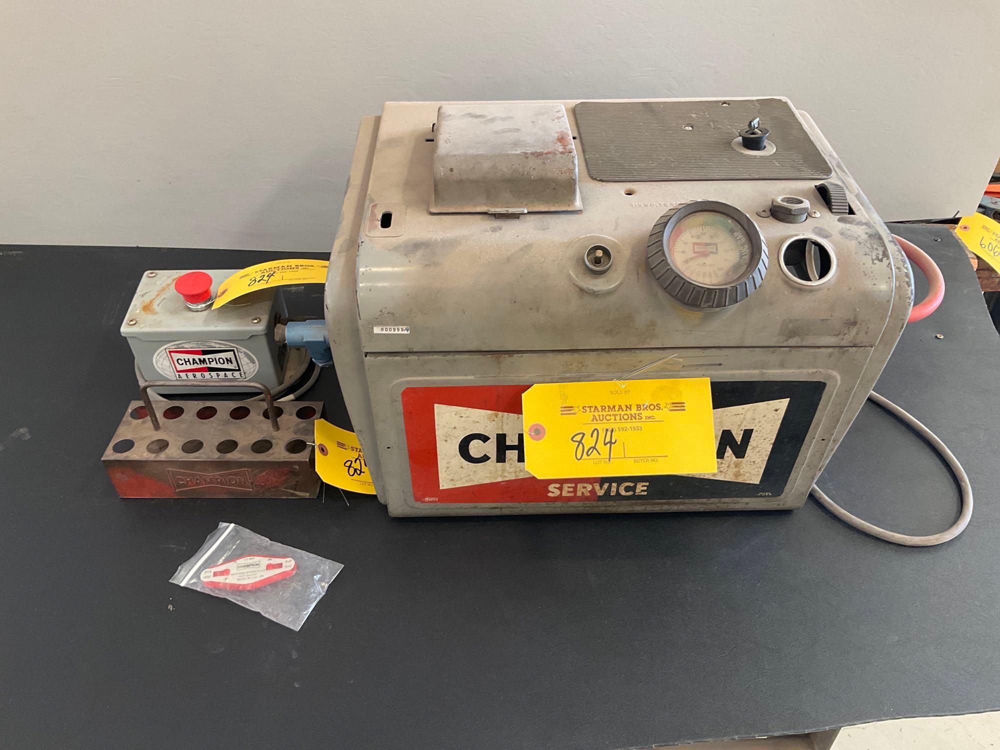 CHAMPION SPARK PLUG CLEANER TESTER & CHAMPION | Proxibid CHAMPION SPARK PLUG CLEANER TESTER & CHAMPION | Proxibid