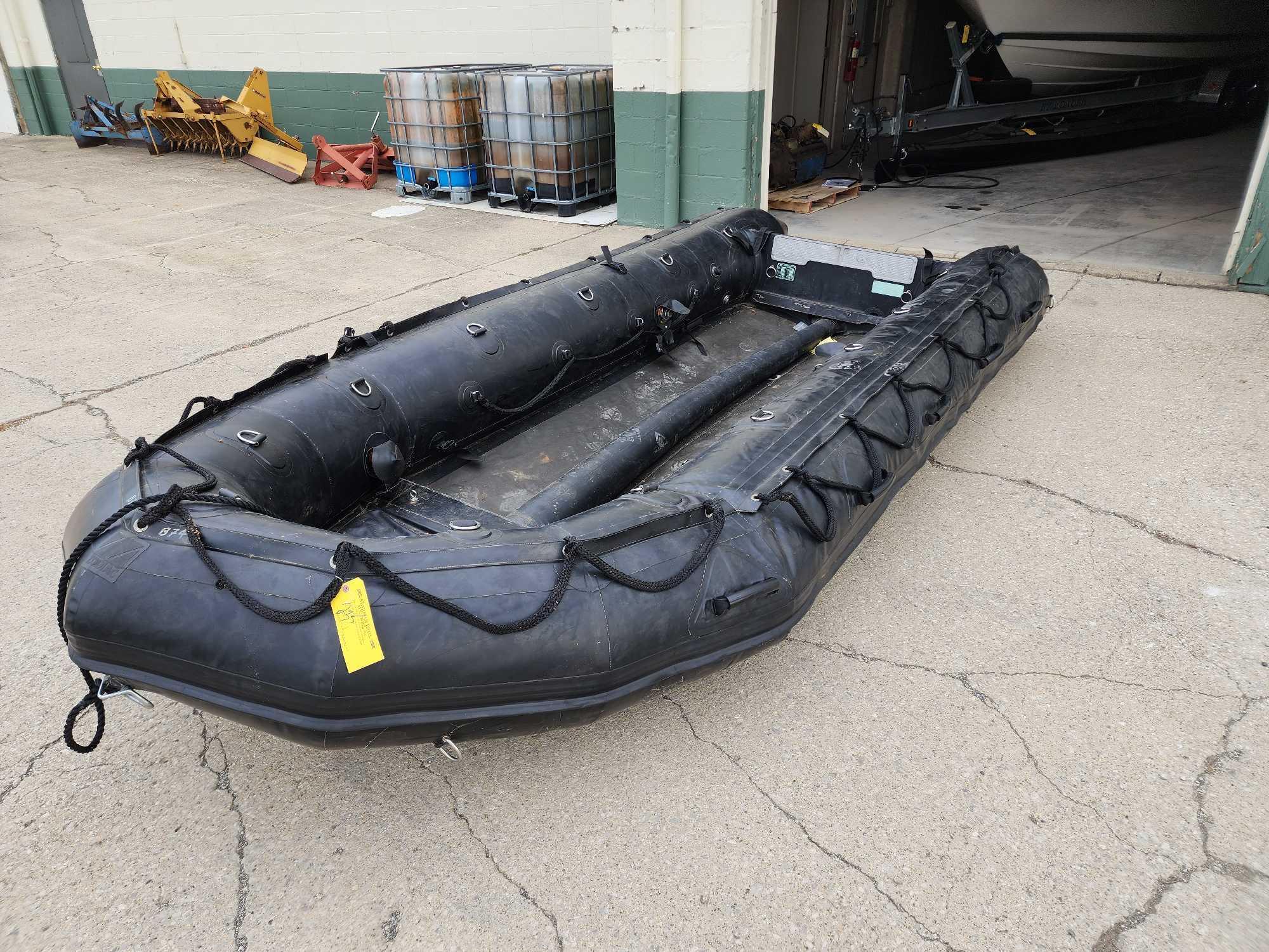 ZODIAC MODEL F470NAV1CP, 15FT INFLATABLE BOAT | Proxibid