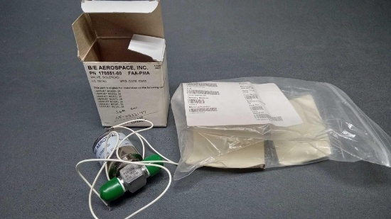 LEAR 23 THRU 36 SOLENOID VALVE 170551-00 (OUT OF BOX FAILURE) S/N 05 ...
