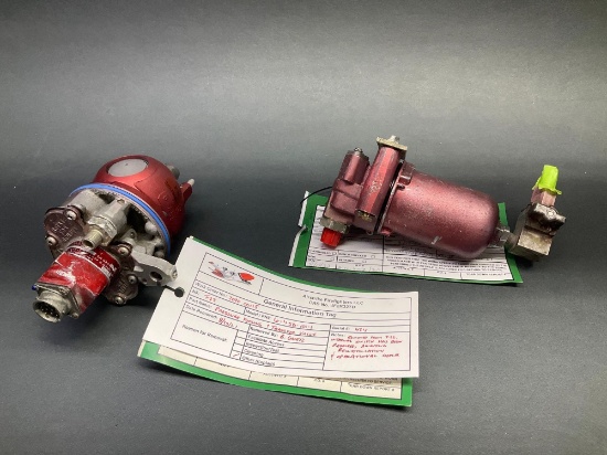 P-3 PRESSURE FUELING & TRANSFER VALVE (1) 6-458-101-1, AND APU FUEL ...