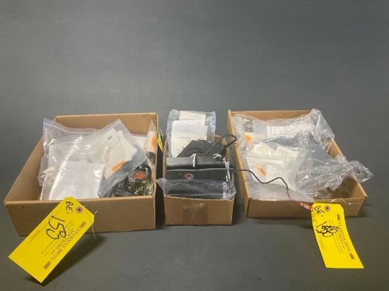 BOXES OF CHALLENGER ANNUNCIATOR PANEL, CITATION LIGHTED THROTTLE ...