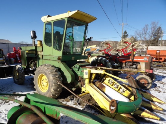 John Deere 5400 4wd Self Propelled Chopper w/ 3 Heads, 3 Row & 4 Row ...