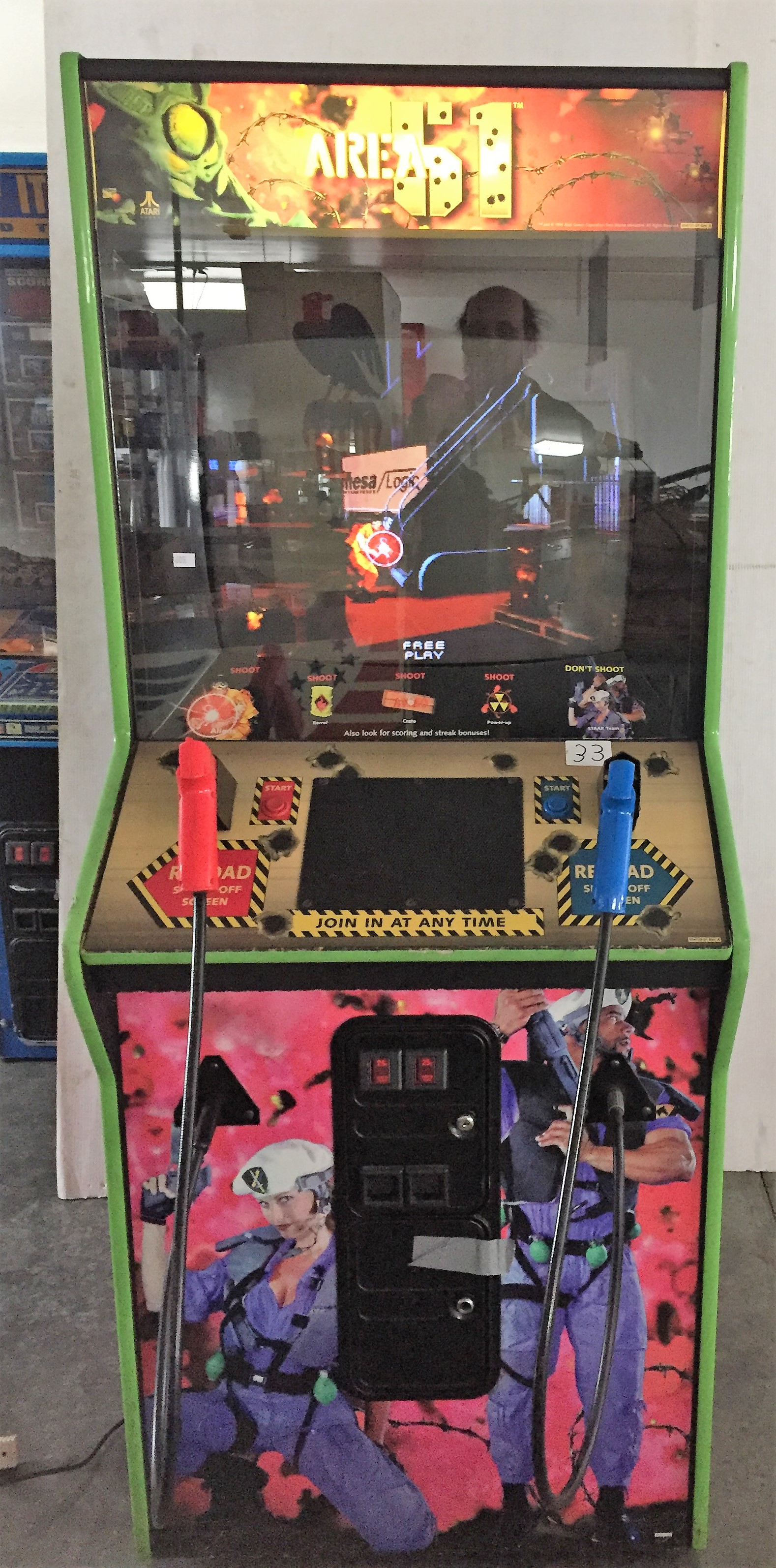 Area 51 Arcade Game