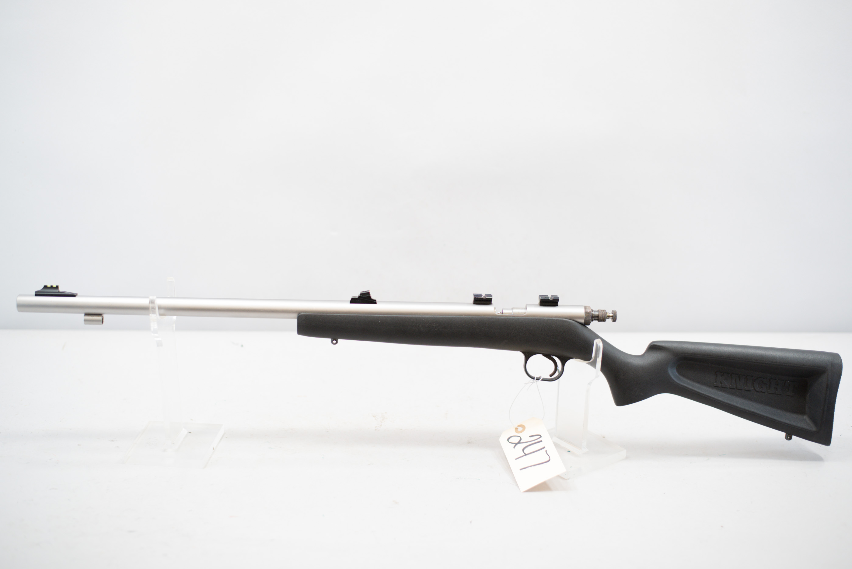 Knight Inline Black Powder Rifle Shooting And Showing Knight 50