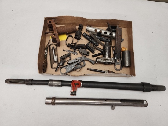 TRAY LOT OF GUN PARTS, CLEANING KITS, ACCESSORIES | Guns & Military ...