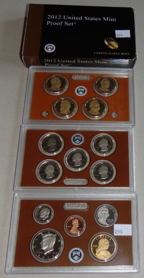 2012 U.S. Proof Set (key date, box & papers). | Coins & Currency Coins US Coins Coin Proof Sets ...