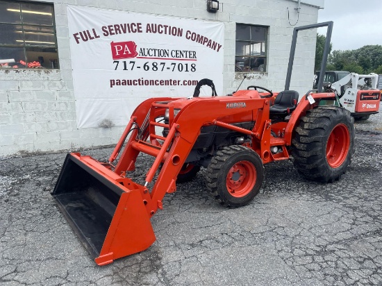 Kubota L4400 4X4v Hydrostatic Tractor W/ Loader | Farm Equipment ...