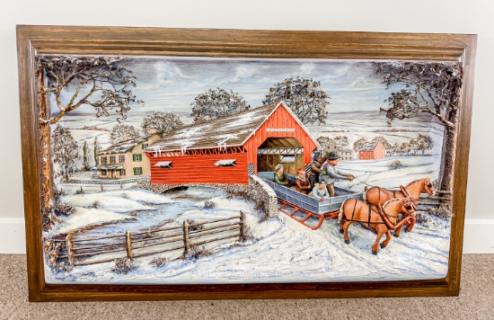 "Family Sleigh Ride" 3D Art by Aaron Zook | Art, Antiques ...