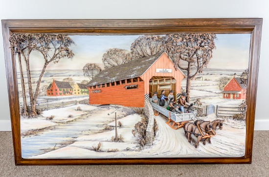 "Sleigh Ride Through Soudersburg Bridge" 3D Art by Aaron Zook | Art ...