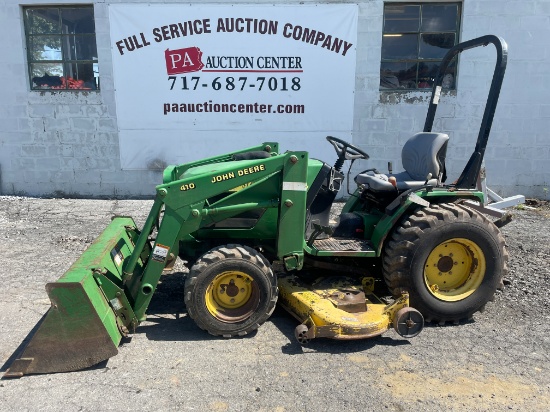 John Deere 4100 Hydrostatic 4x4 Tractor W/ Loader | Farm Equipment ...