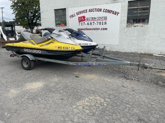2005 Load Rite Skidoo Trailer W/ (2) Skidoo's | Cars & Vehicles Boats ...