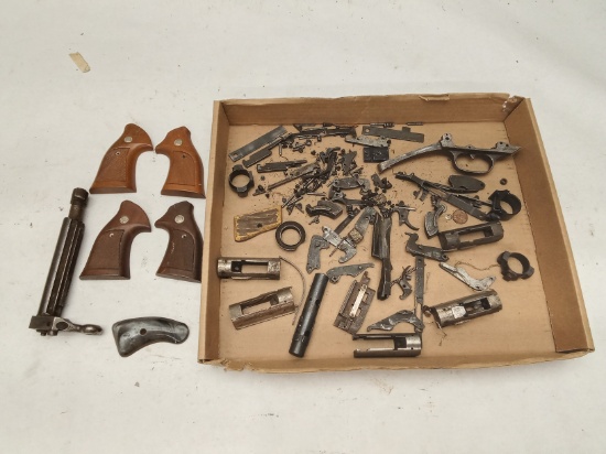 TRAY LOT OF ASSORTED FIREARM PARTS | Guns & Military Artifacts Gun ...