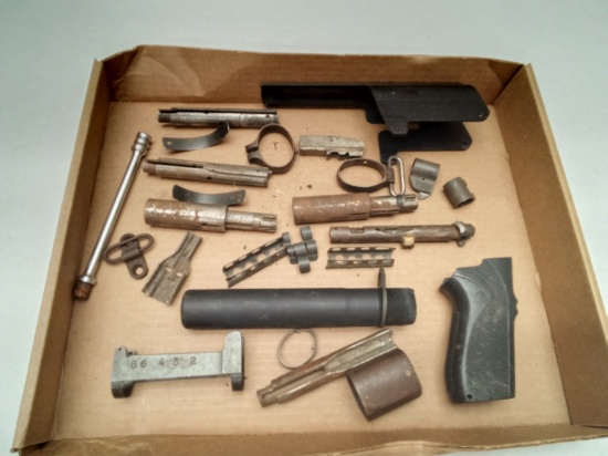 TRAY LOT OF ASSORTED GUN PARTS | Guns & Military Artifacts Gun Parts ...