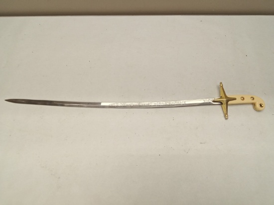 CHINESE MADE USMC OFFICER MAMELUKE DISPLAY SWORD | Guns & Military ...