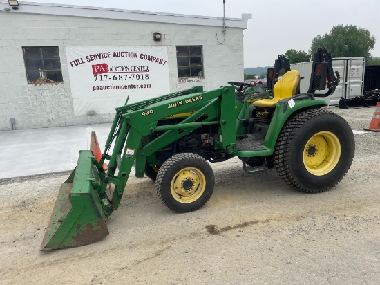 John Deere 4410 Hydrostatic 4X4 Tractor W/ Loader | Farm Equipment ...