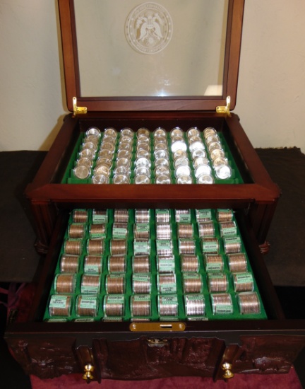 "Never Circulated U.S. State Quarters" Display Case with $175.50 face ...