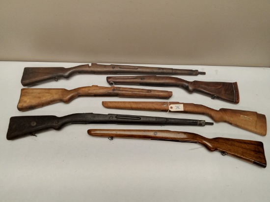 (6 PCS.) SPORTERIZED MAUSER STOCKS, WOOD | Online Auctions | Proxibid
