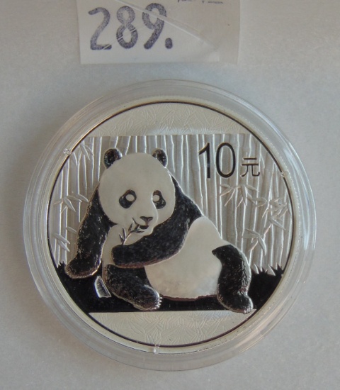2015 China 10 Yuan 1 Troy Oz. .999 Silver Panda. | Coins & Currency ...