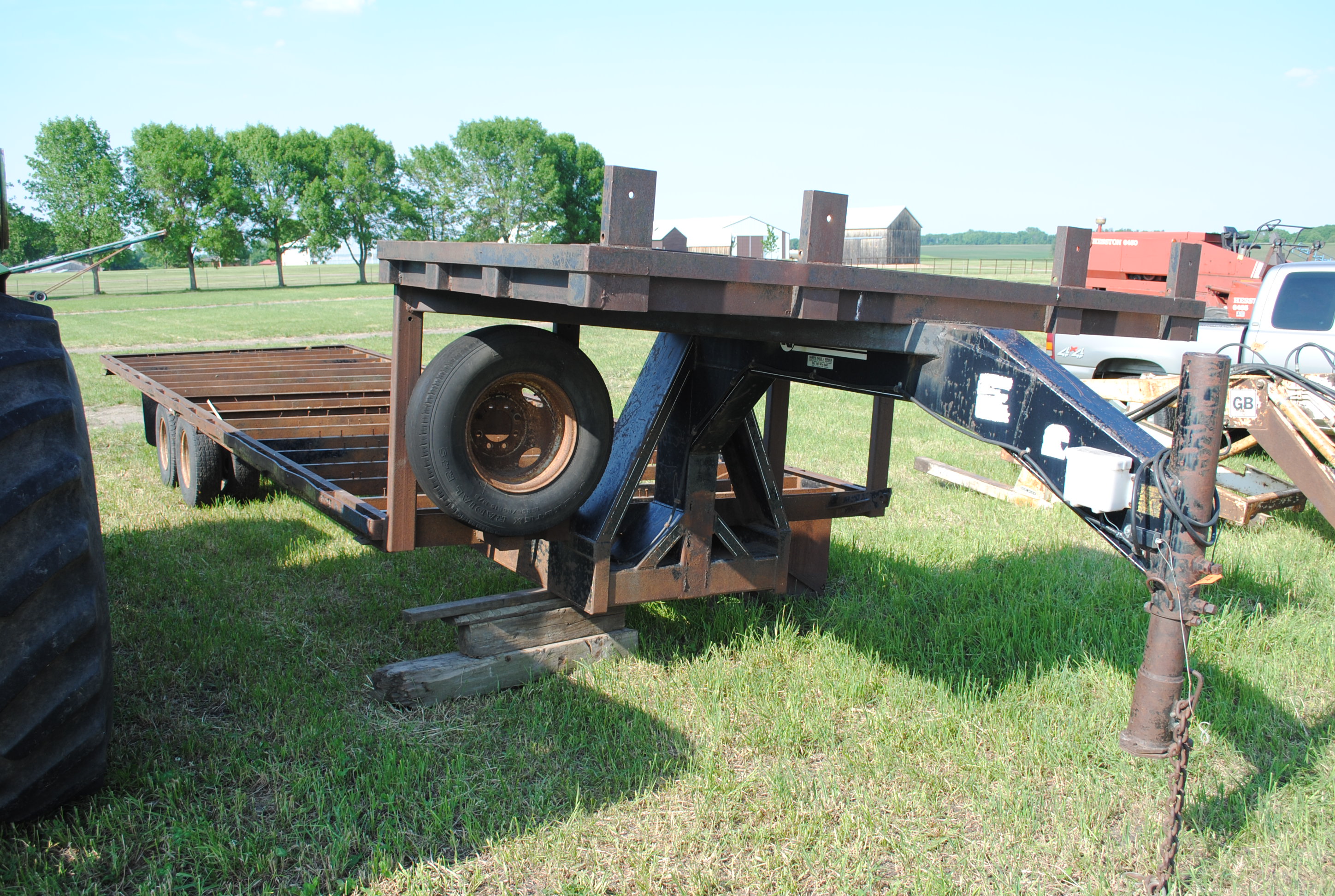 1994 Kiefer 5th wheel tandem dually trailer, | Proxibid