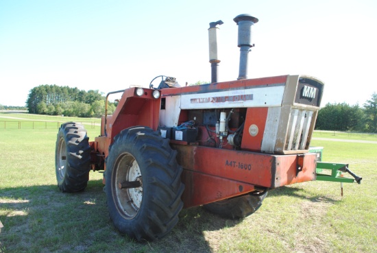 1971 Minneapolis Moline A4T-1600 tractor, diesel, optional 3-point ...