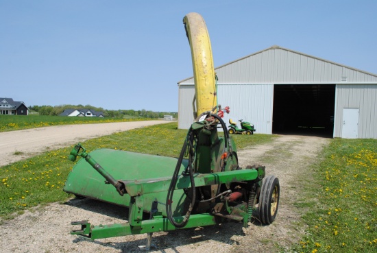 John Deere 16A 80" Flail Stalk Chopper, stored inside. | Farm Equipment ...