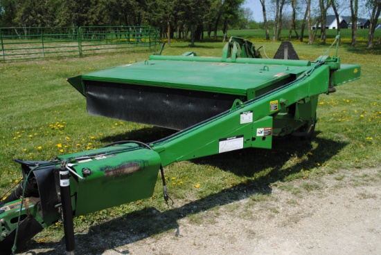 John Deere 910 Discbine with Flail Conditioners, 5 turtles, 8', stored ...