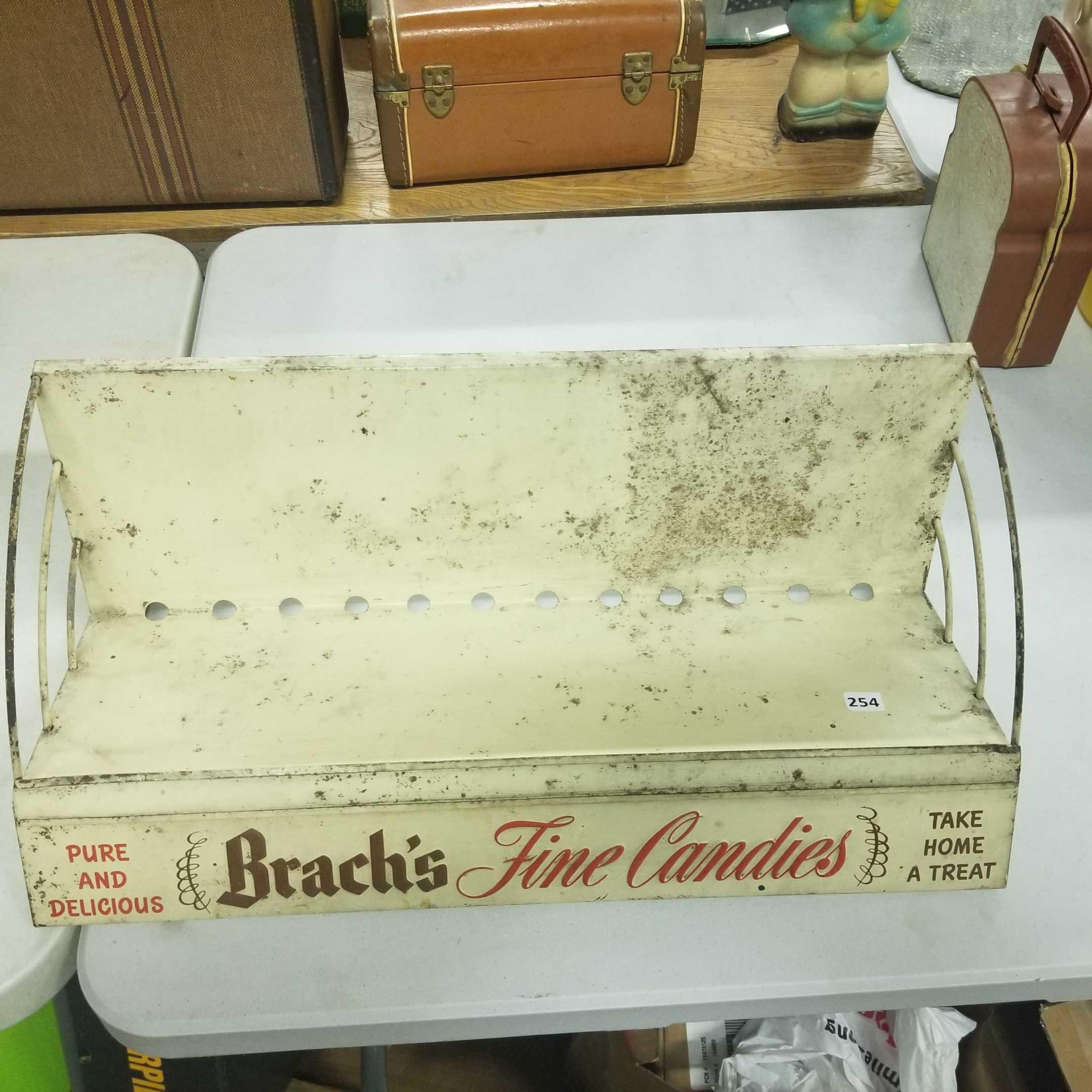 Vintage Brach's Candy Display Rack, 23''wX8''t | Proxibid