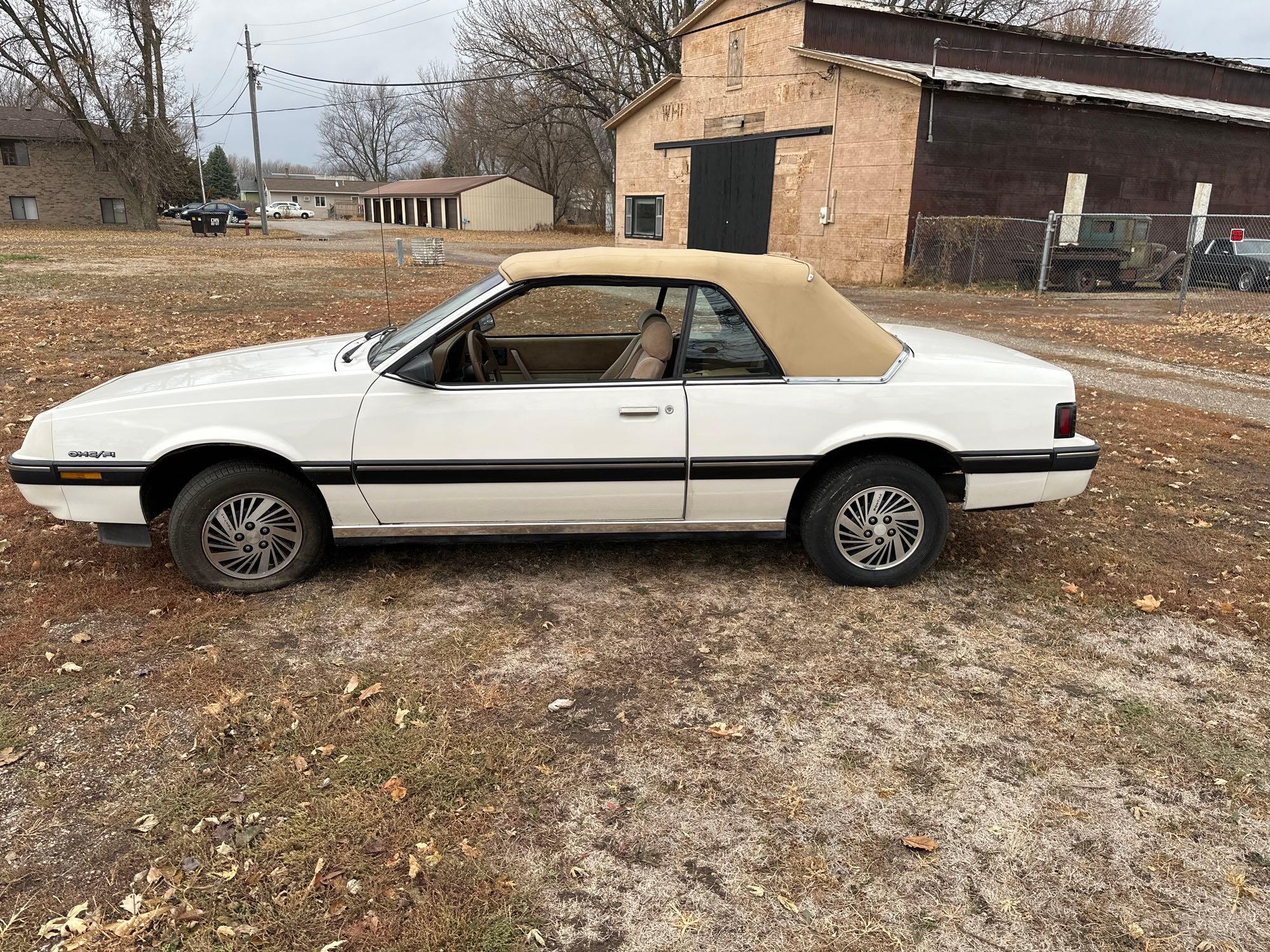 1986 Pontiac Sunbird White