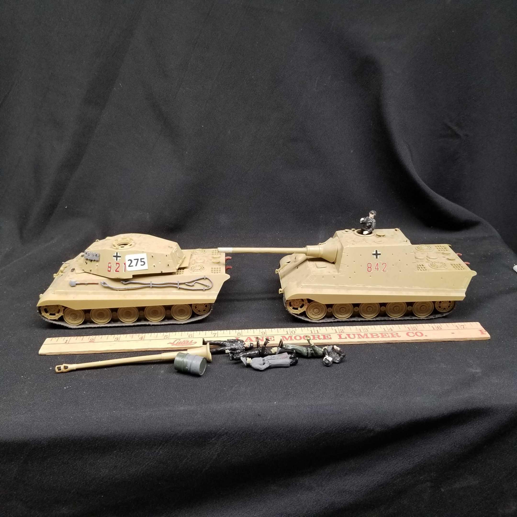 2-Plastic Tanks with Figures | Proxibid