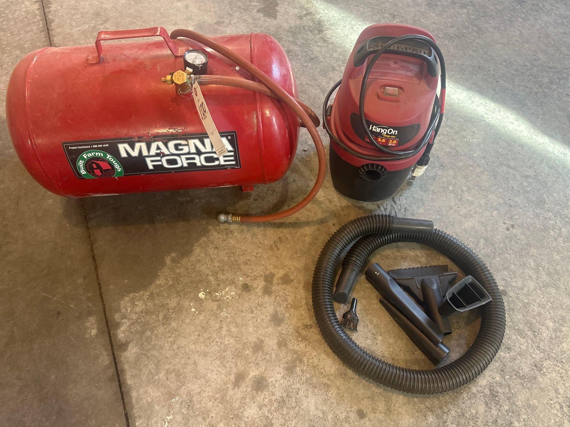 Magna Force...10 gallon air-tank,...and 1.5 | Proxibid